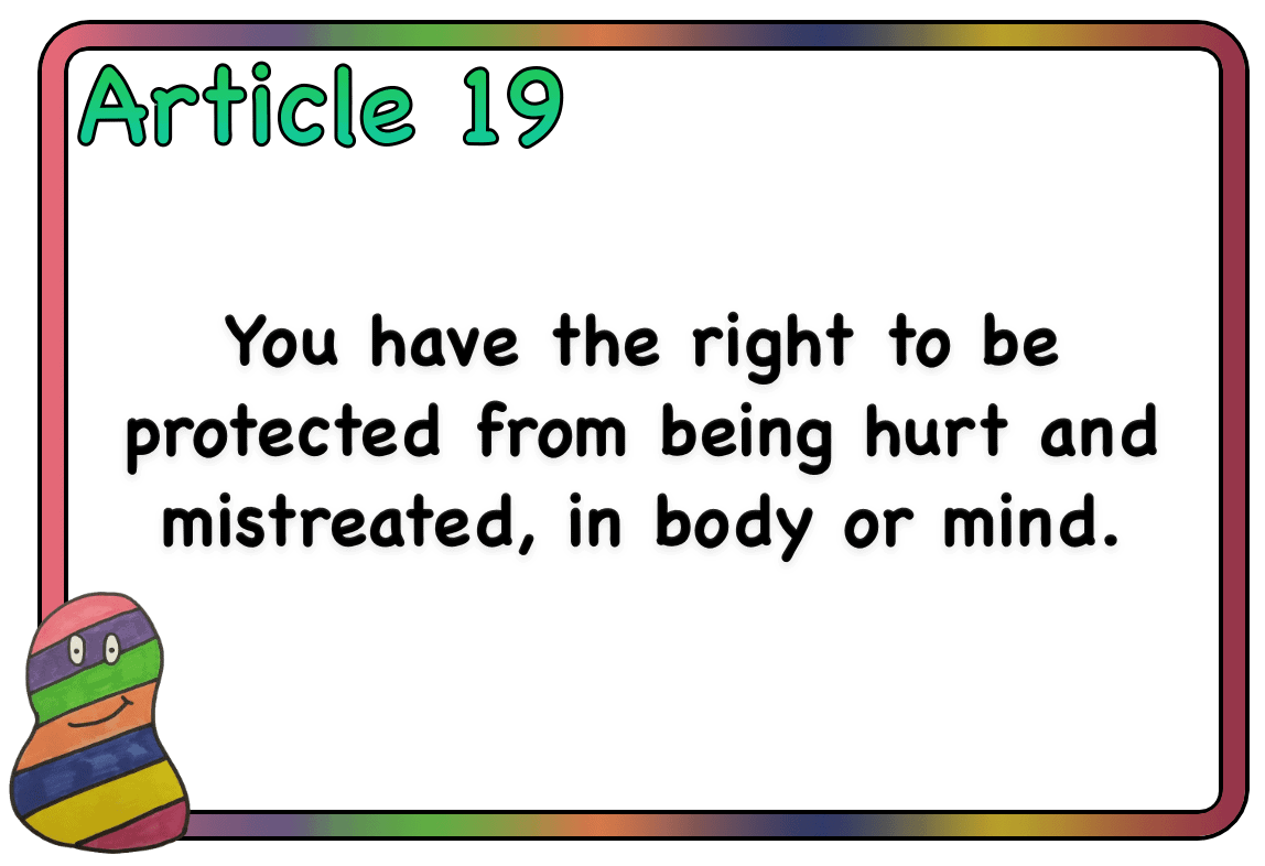 Article of the Week – Article 19 – St. Cuthbert's Catholic Primary School